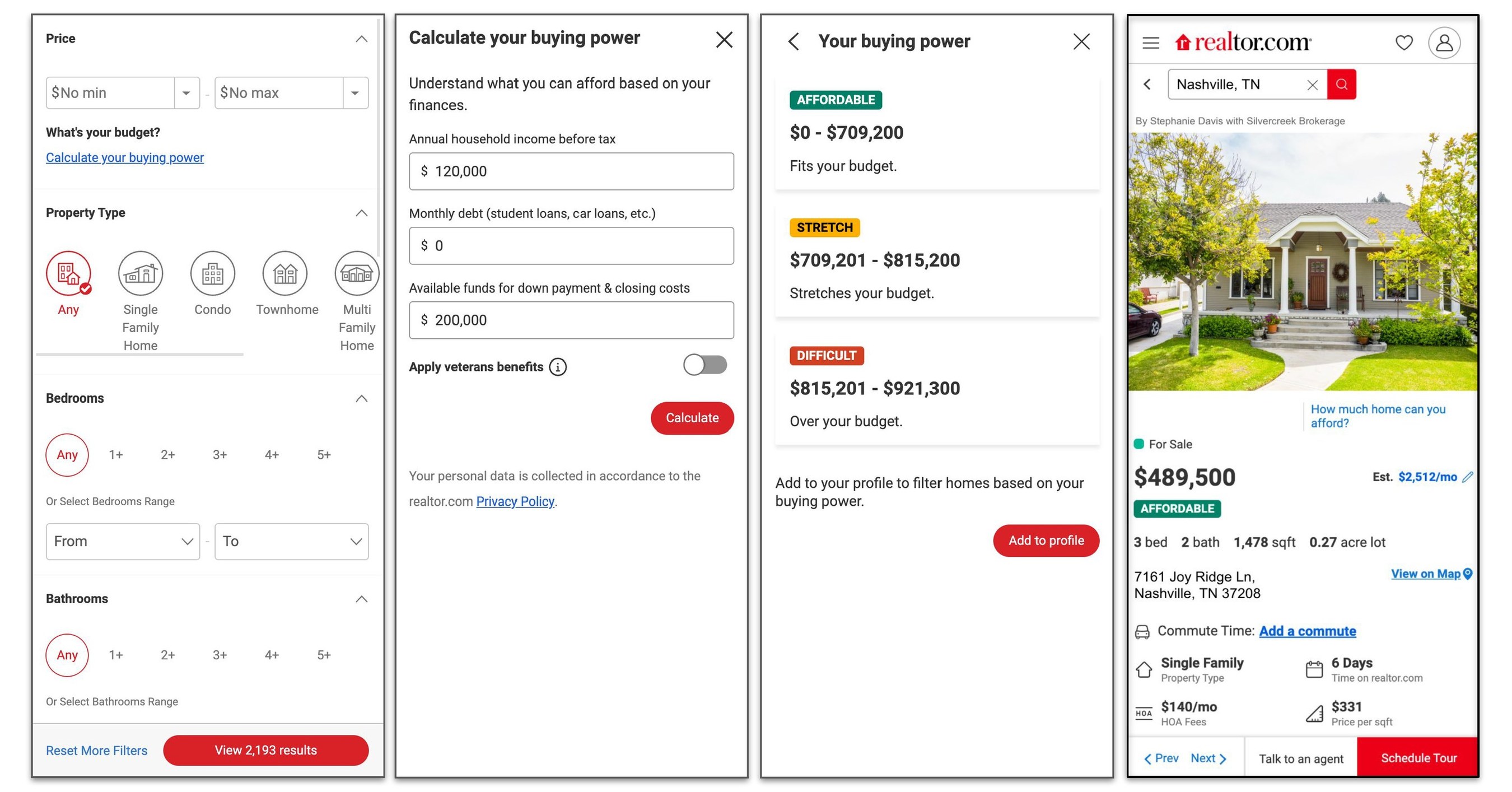 New Realtor.com® Buying Power Tool Shows What Homes Are "Affordable" vs ...