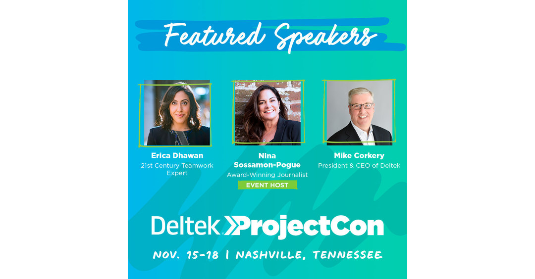 Deltek Announces Speakers and Sponsors for Deltek ProjectCon 2022