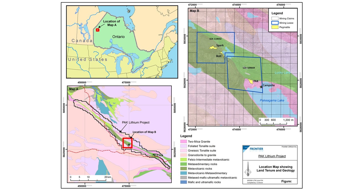 FRONTIER INTERSECTS 357.5m OF HIGH-GRADE LITHIUM AVERAGING 1.63% Li2O ...