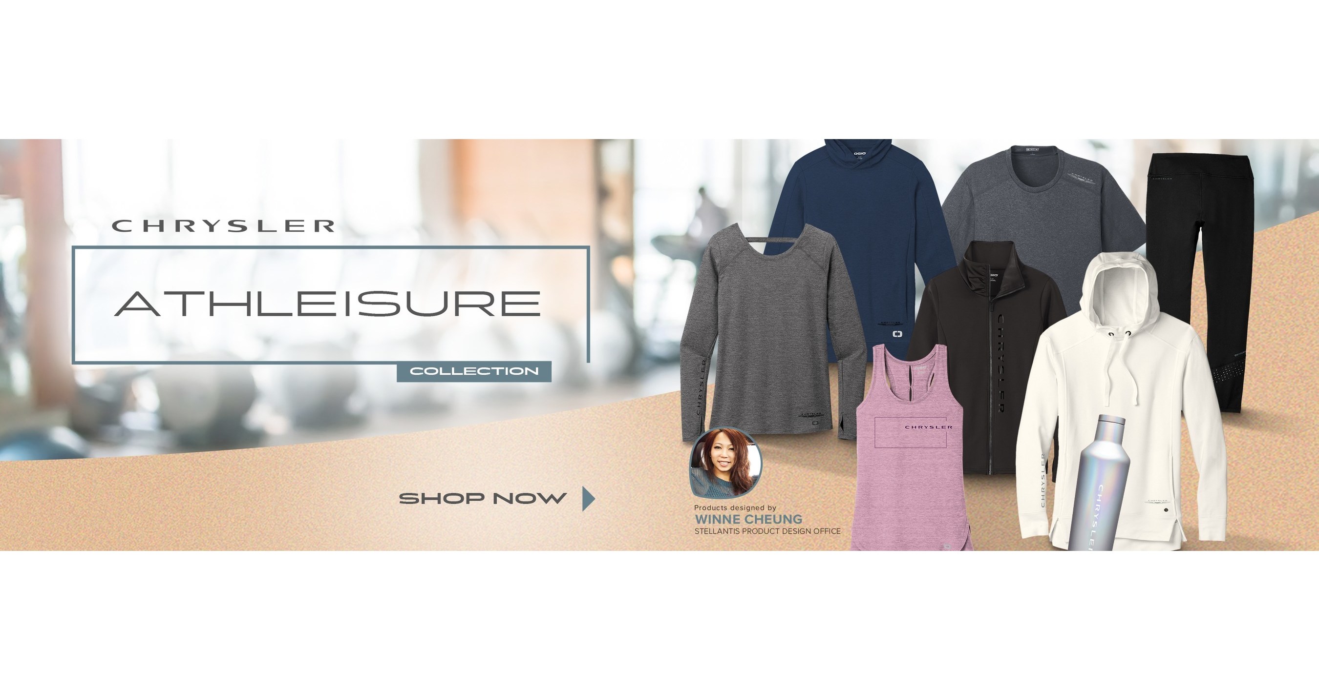 Chrysler Brand Launches Athleisure Merchandise Collection Inspired by ...