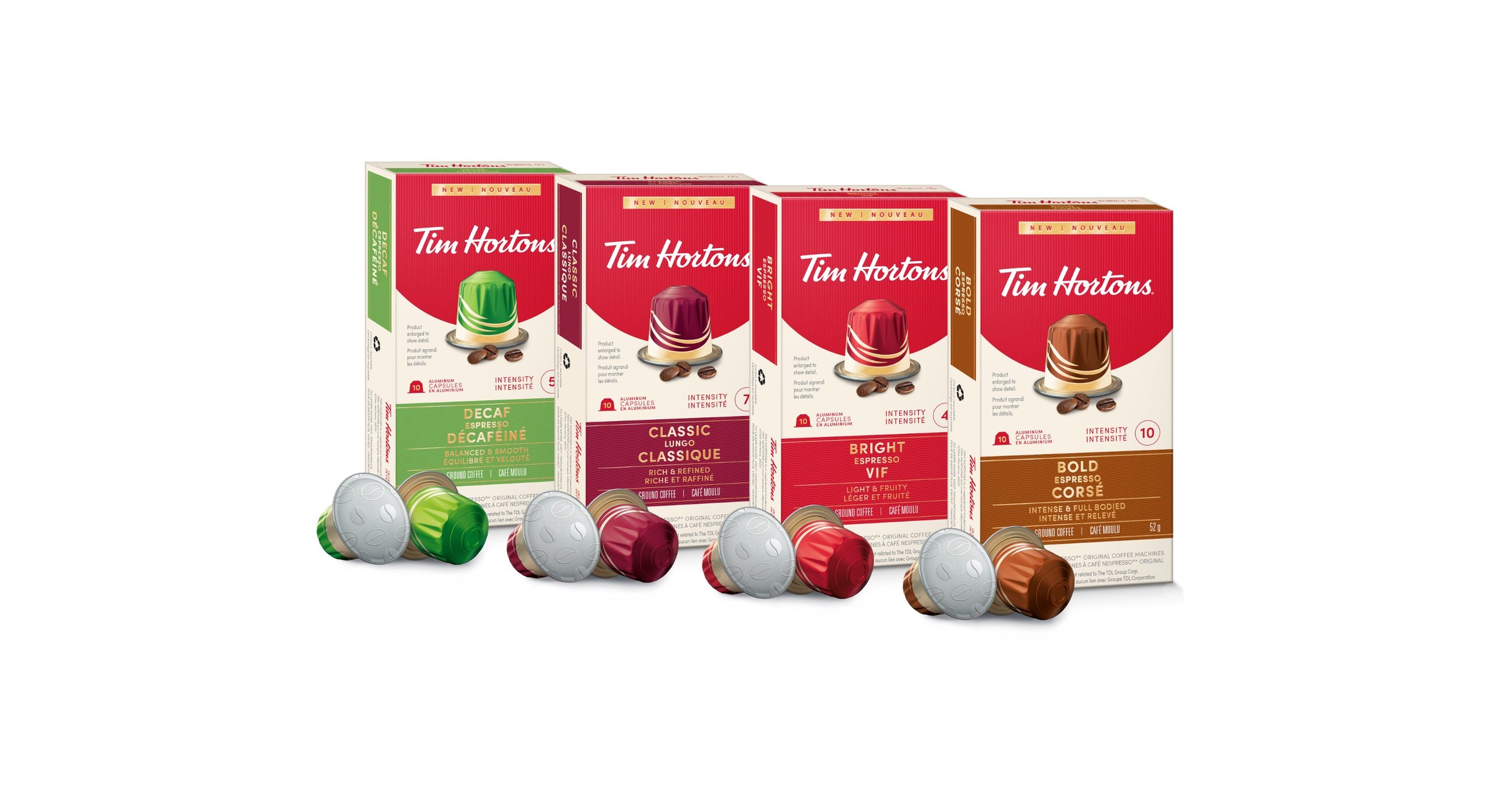 Les capsules d'espresso Tim Hortons® compatibles avec la gamme ...