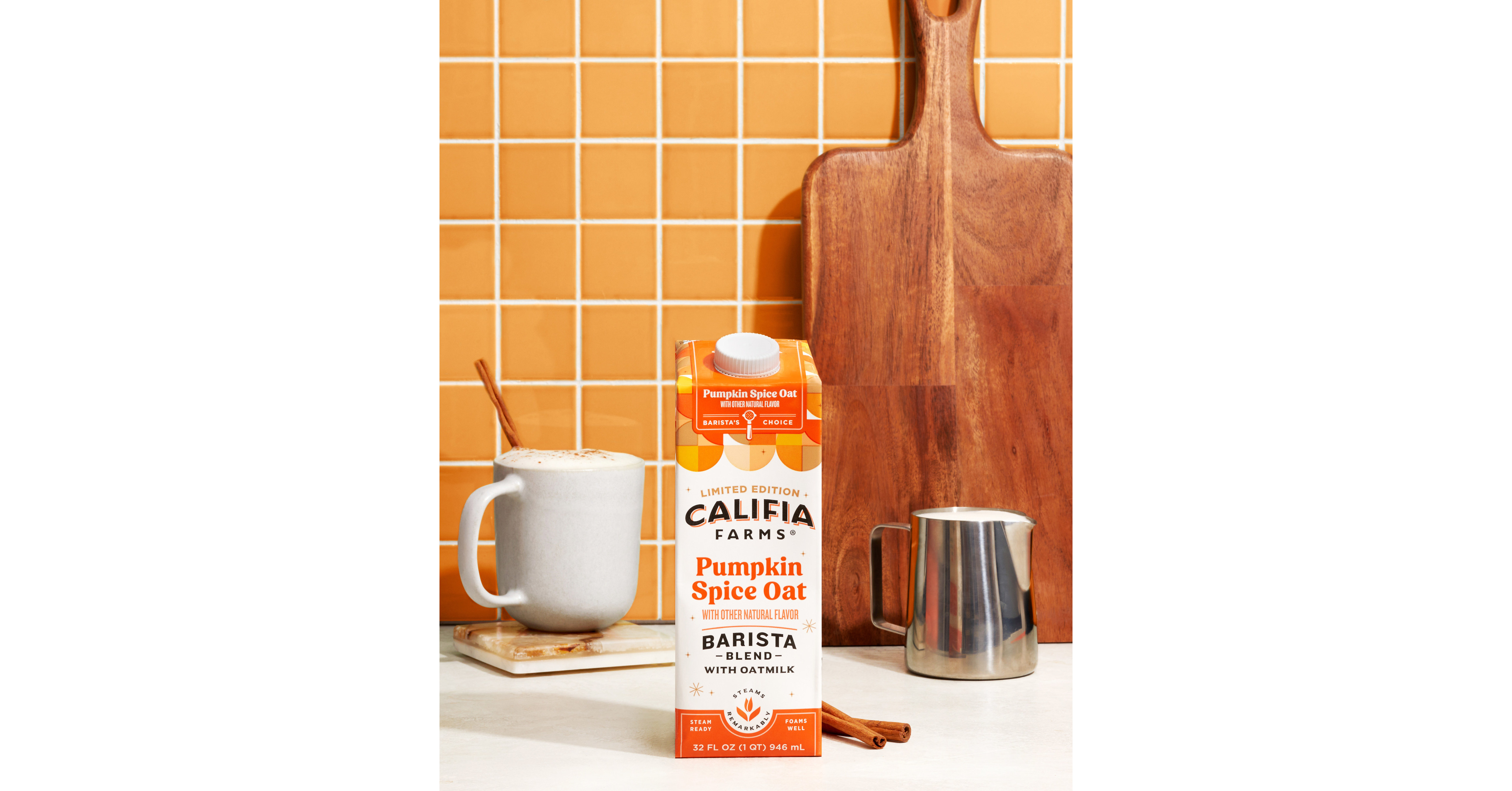 CALIFIA FARMS LEVELS UP YOUR AT-HOME FALL LATTE WITH PUMPKIN SPICE OAT ...