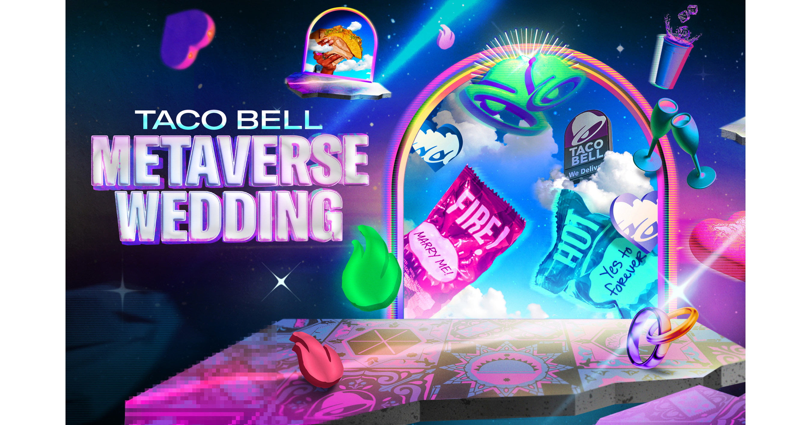 TACO BELL® REDEFINES THE FUTURE OF LOVE WITH METAVERSE WEDDING PACKAGE