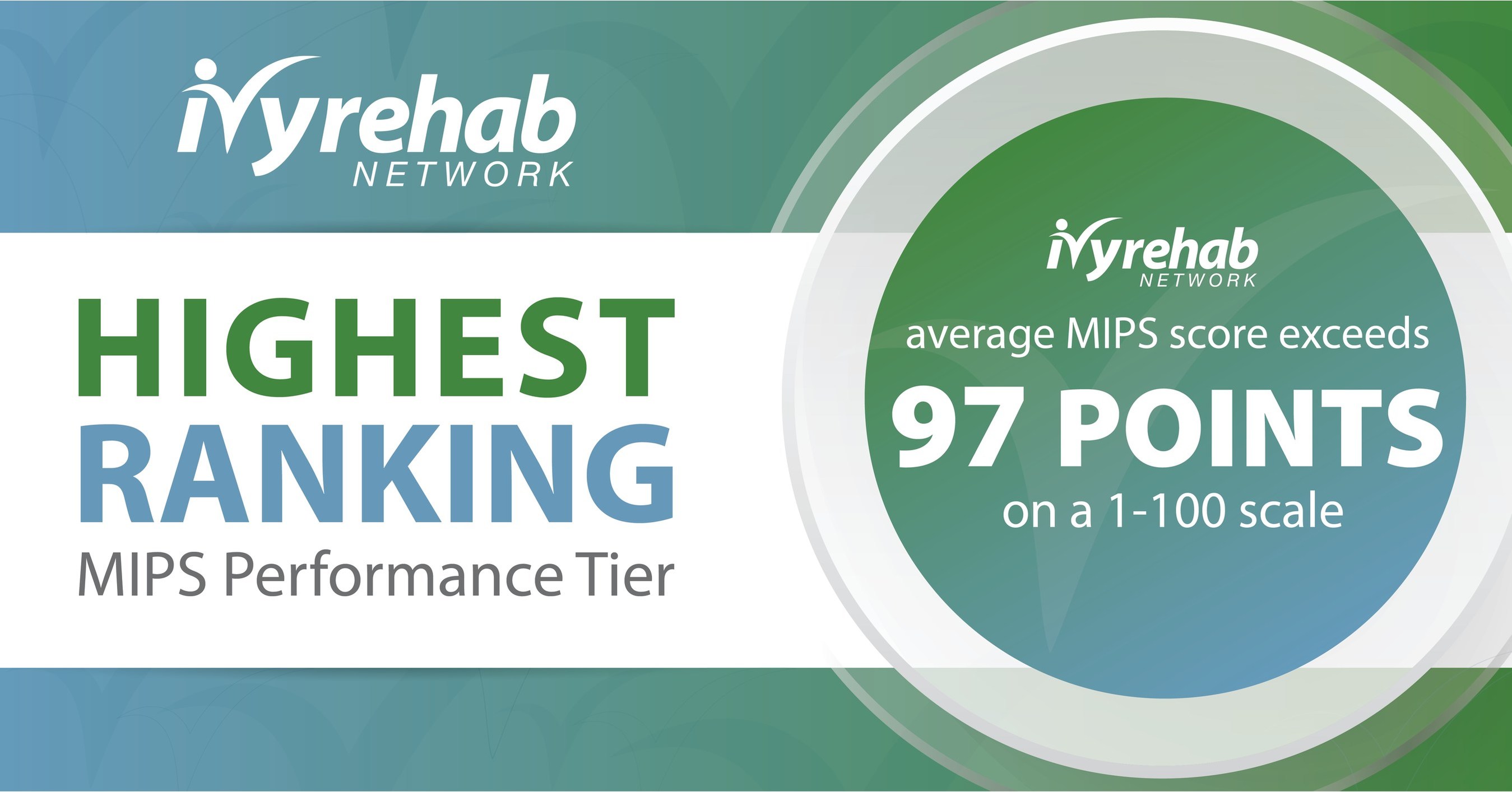 Ivy Rehab Clinicians Achieve CMS' Highest Ranking MIPS Performance Tier