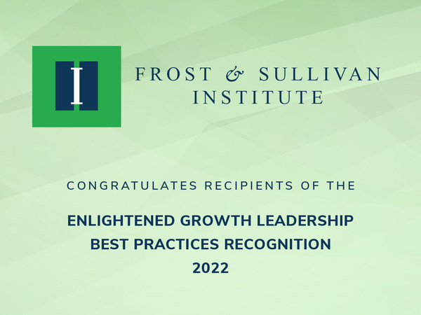 Frost & Sullivan Institute Recognizes Companies Committed to ESG and Growth Excellence with ...