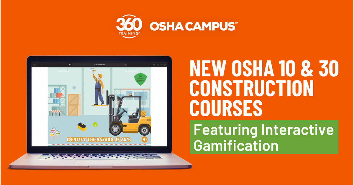 360training Launches New Interactive, Gamified OSHA 10 & 30 ...