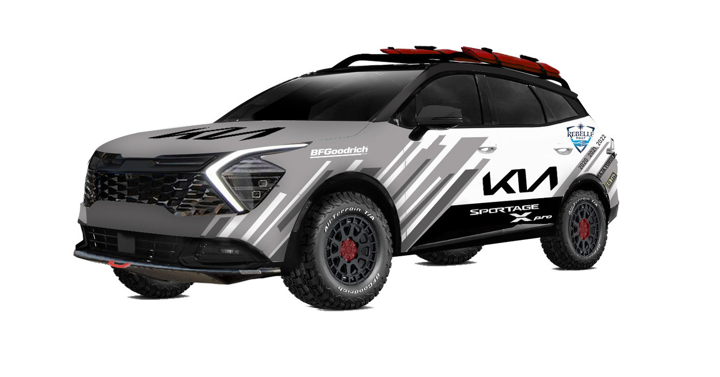 Kia America Teases Rebelle Rally Rig Rendering