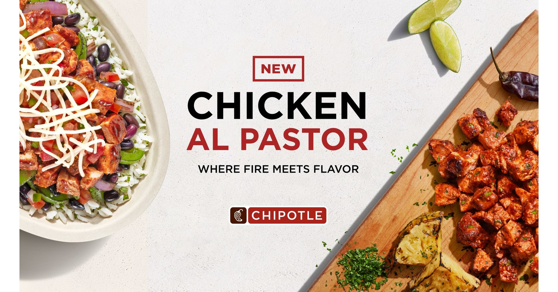 CHIPOTLE TESTS CHICKEN AL PASTOR IN SELECT MARKETS - Aug 30, 2022