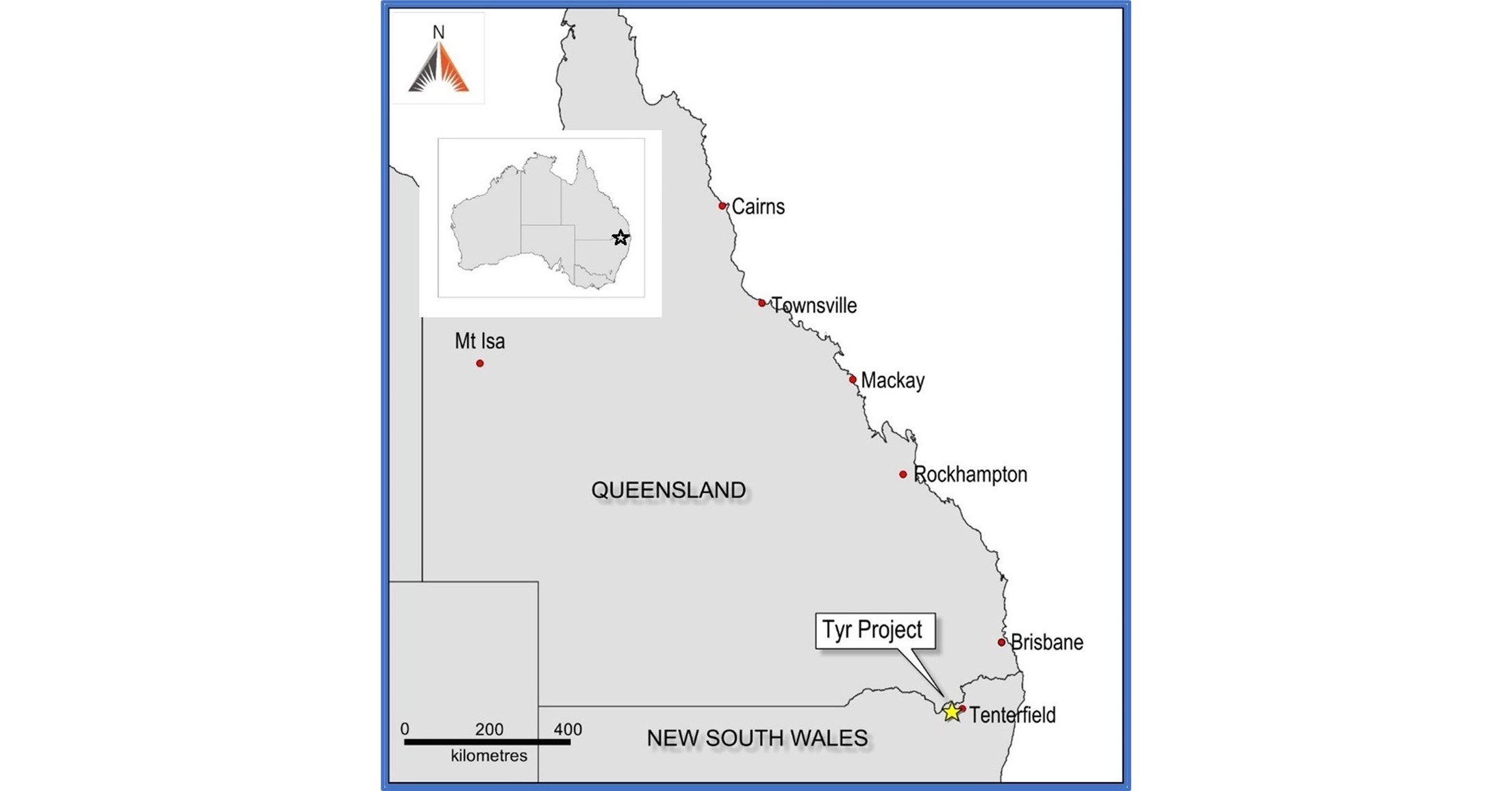 Encouraging Magnetic Survey Results at Tyr Property in Australia