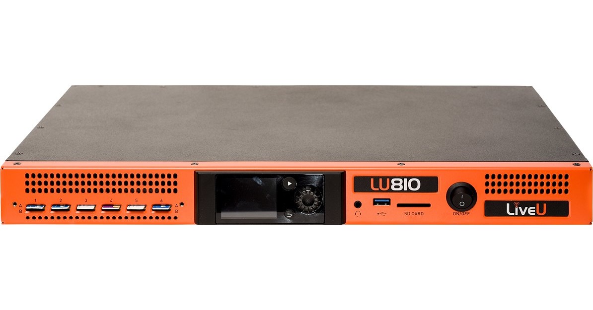 LiveU Releases its Best-in-Class LU810 and LU610S Rackmount REMI Encoders