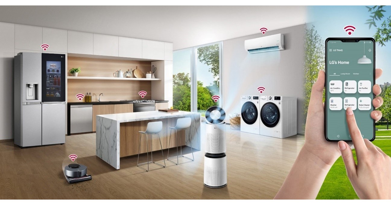 LG apresenta casa inteligente mais eficaz e acessível com o LG ThinQ