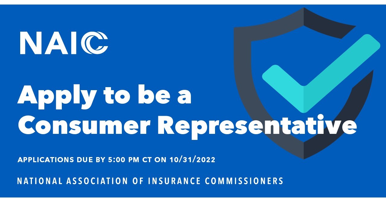 NAIC Now Accepting Applications for 2023 Consumer Representatives