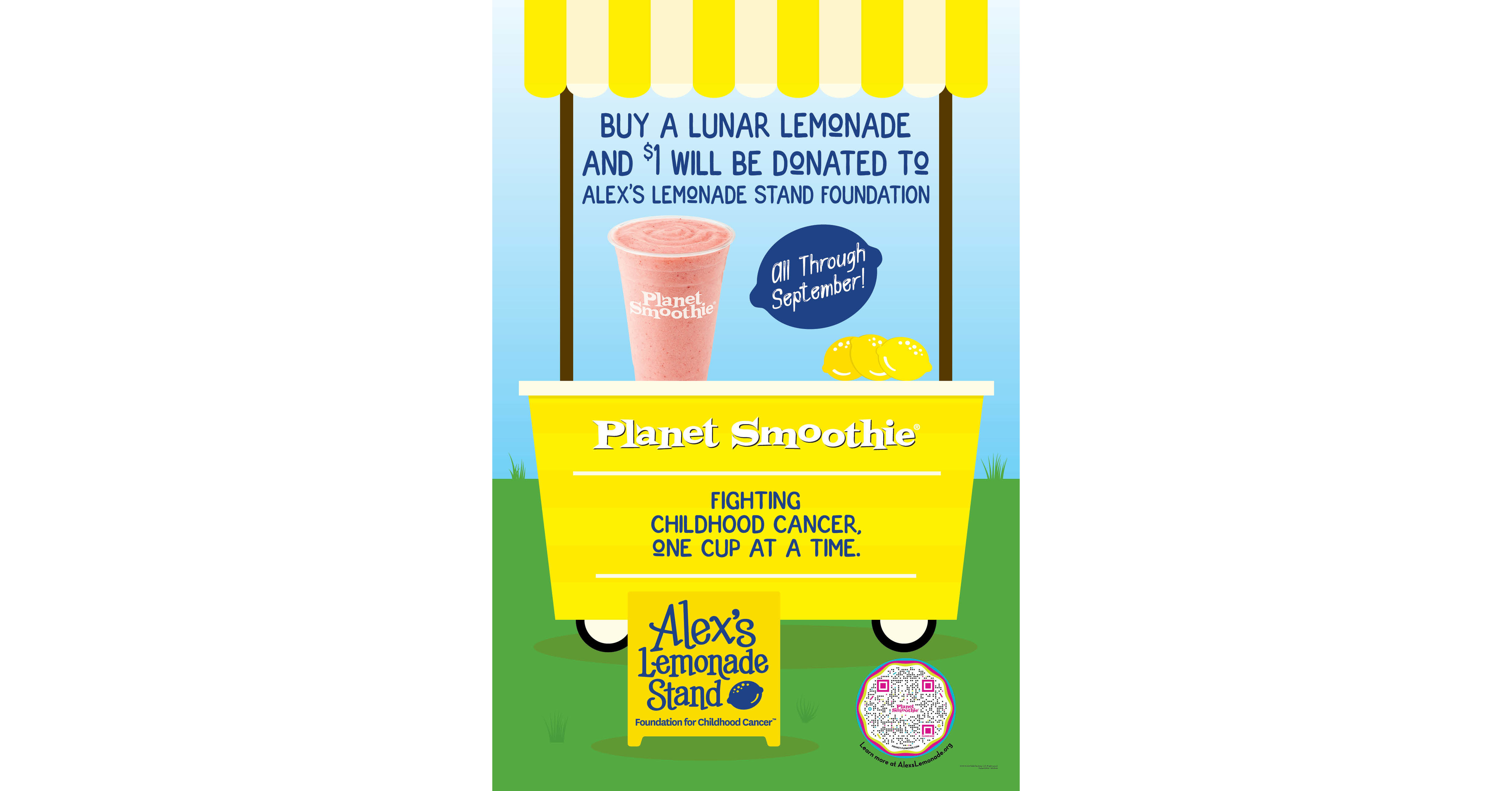 Planet Smoothie Supports Alex's Lemonade Stand Foundation During ...