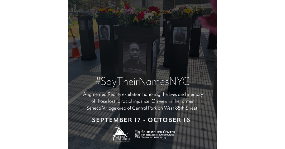 SAY THEIR NAMES MEMORIAL EXHIBITION HONORING THOSE LOST TO RACIAL ...