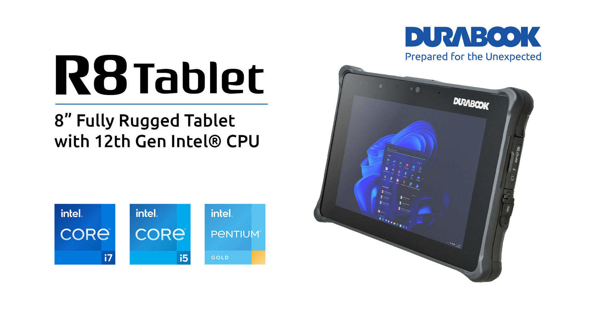 Durabook Launches First Fanless 8" Fully Rugged Tablet With Intel(R ...