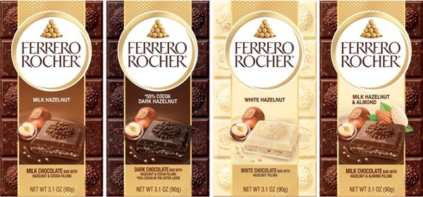FERRERO ROCHER® INTRODUCES NEW PREMIUM CHOCOLATE BARS