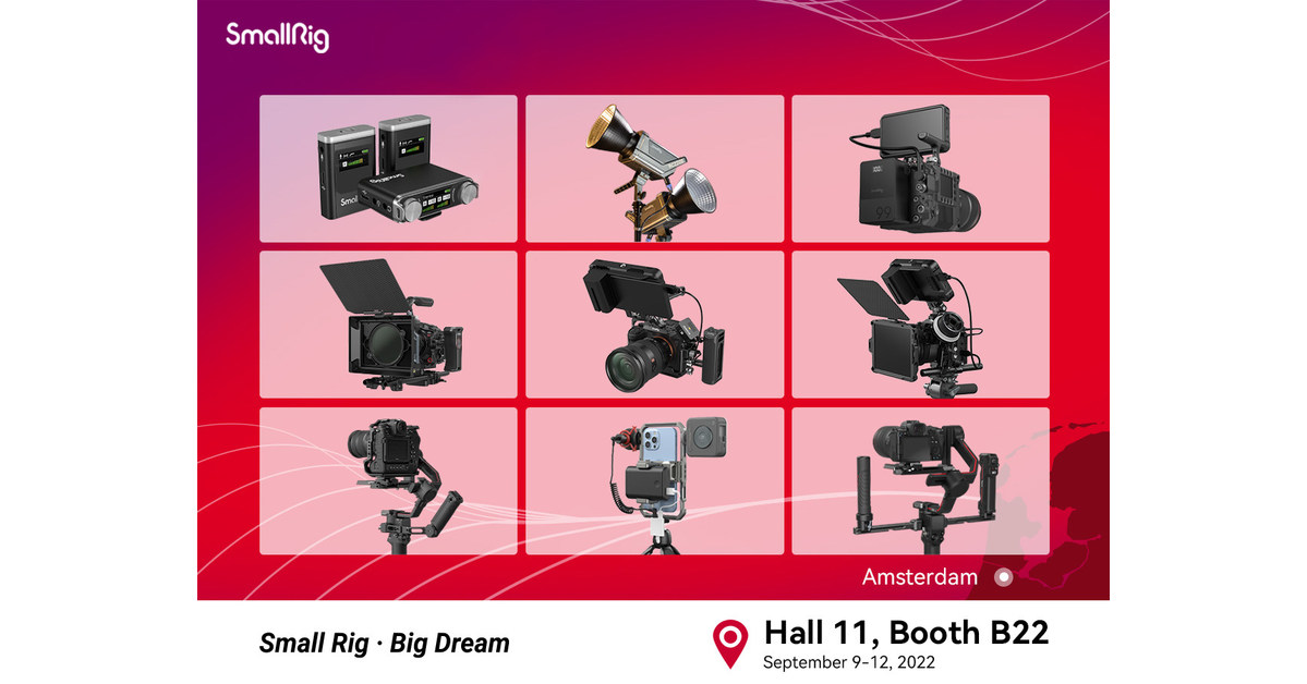 SmallRig expose ses derniers produits au salon IBC 2022 à Amsterdam