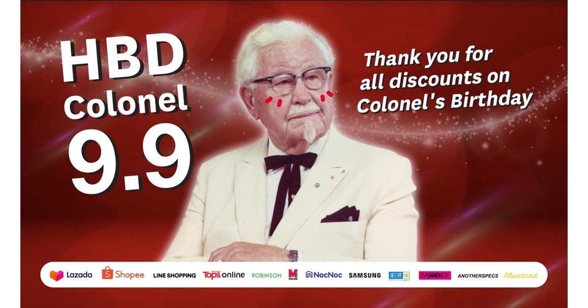 KFC hijacks on 9.9 for Colonel Sanders' Birthday