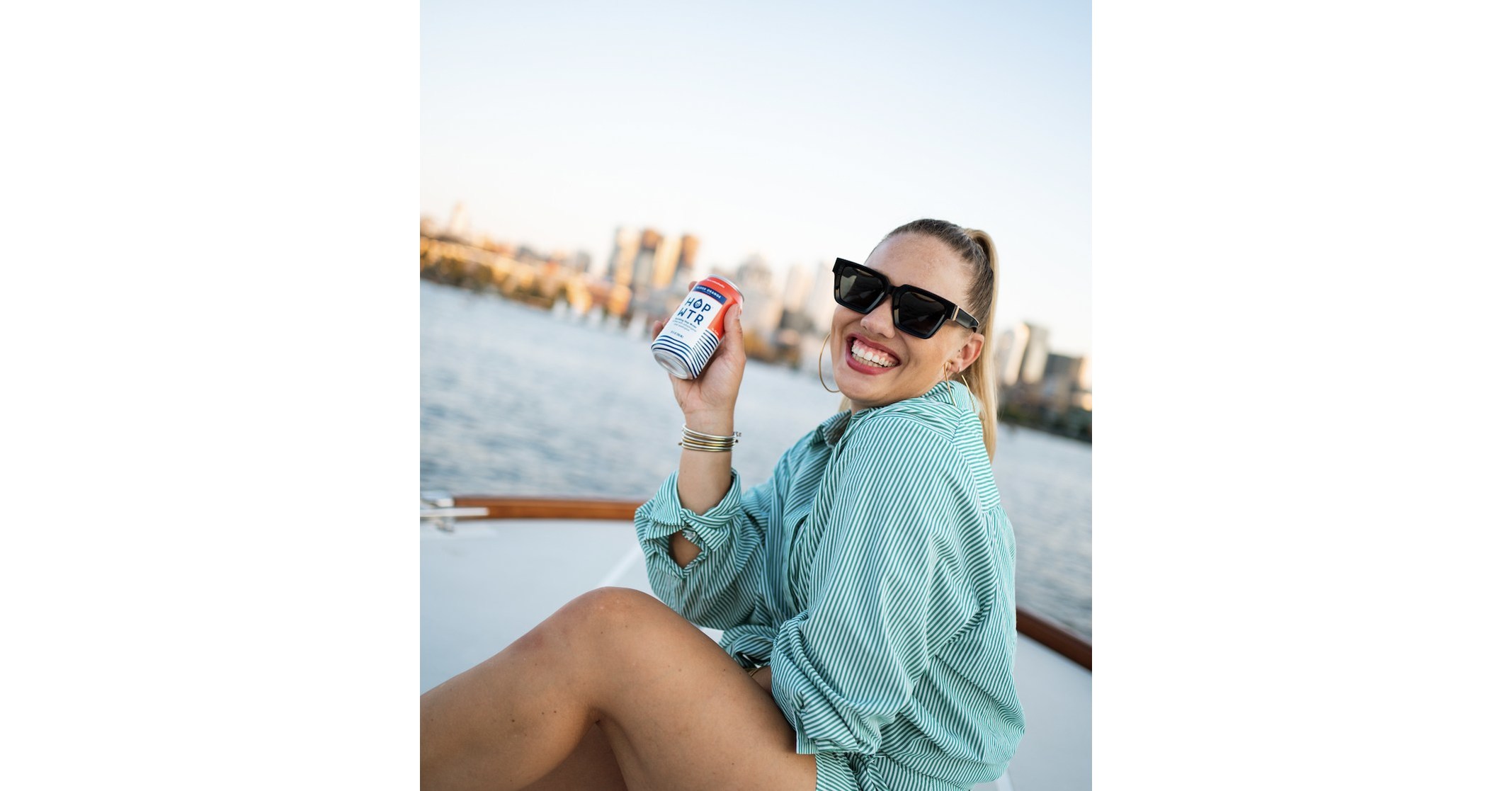 HOP WTR and Kaisa Keranen Team Up To Support Making Healthier Choices