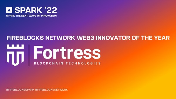 Fortress Blockchain Technologies named 'Web3 Innovator of the Year' by Fireblocks