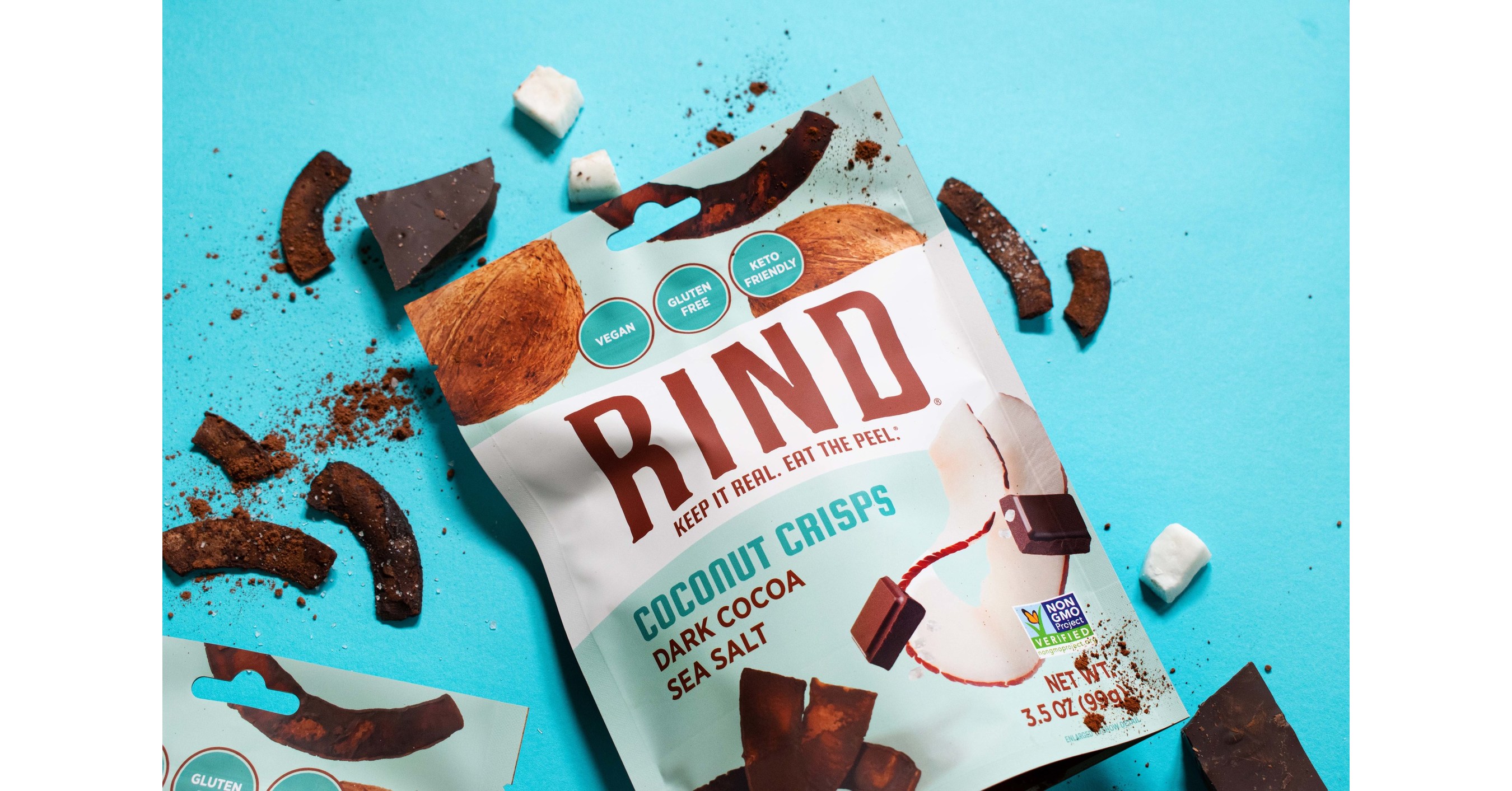 RIND® Snacks Sweetens Portfolio with New Dark Cocoa Sea Salt Coconut Crisps