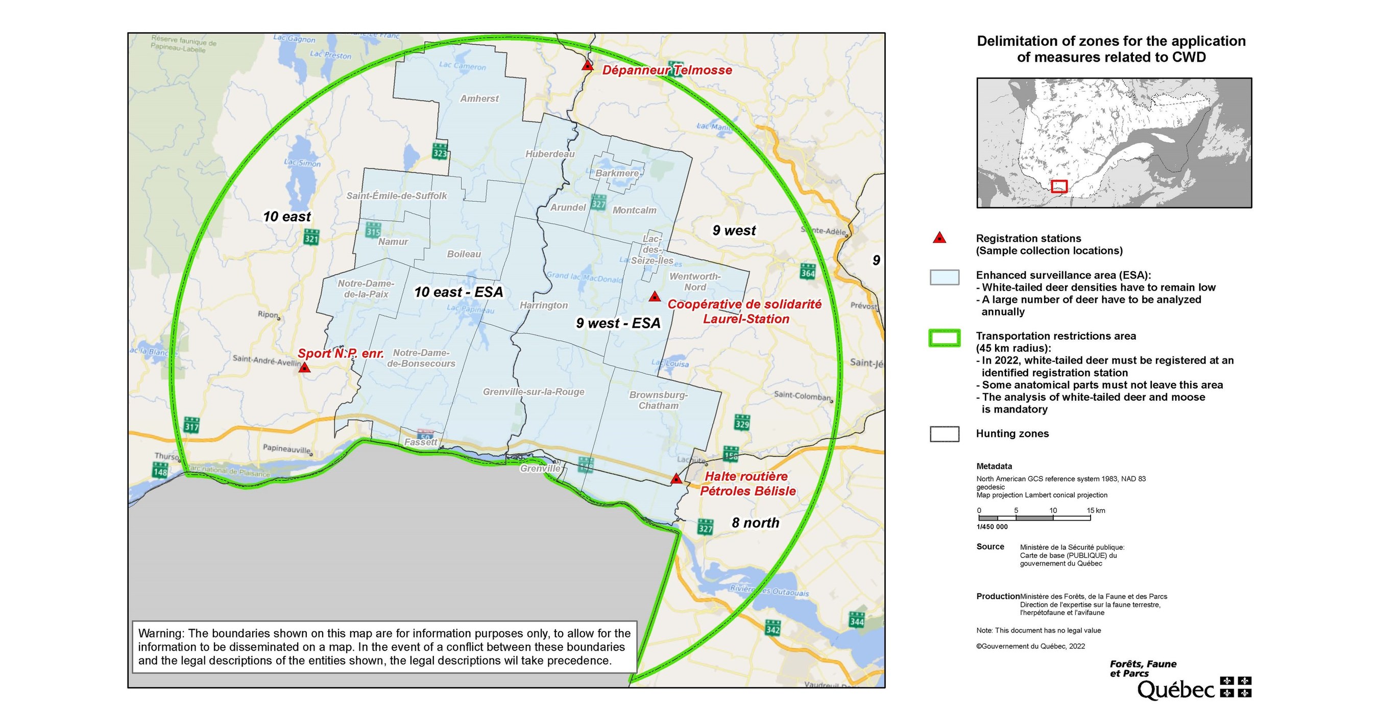 Chronic wasting disease (CWD) - The MFFP continues its efforts to ...