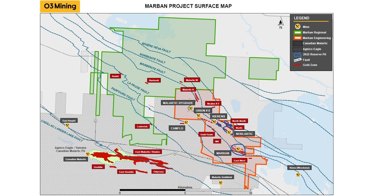 O3 Mining Intersects 20.5 g/t Au over 2.2 Metres Including 73.5 g/t Au ...