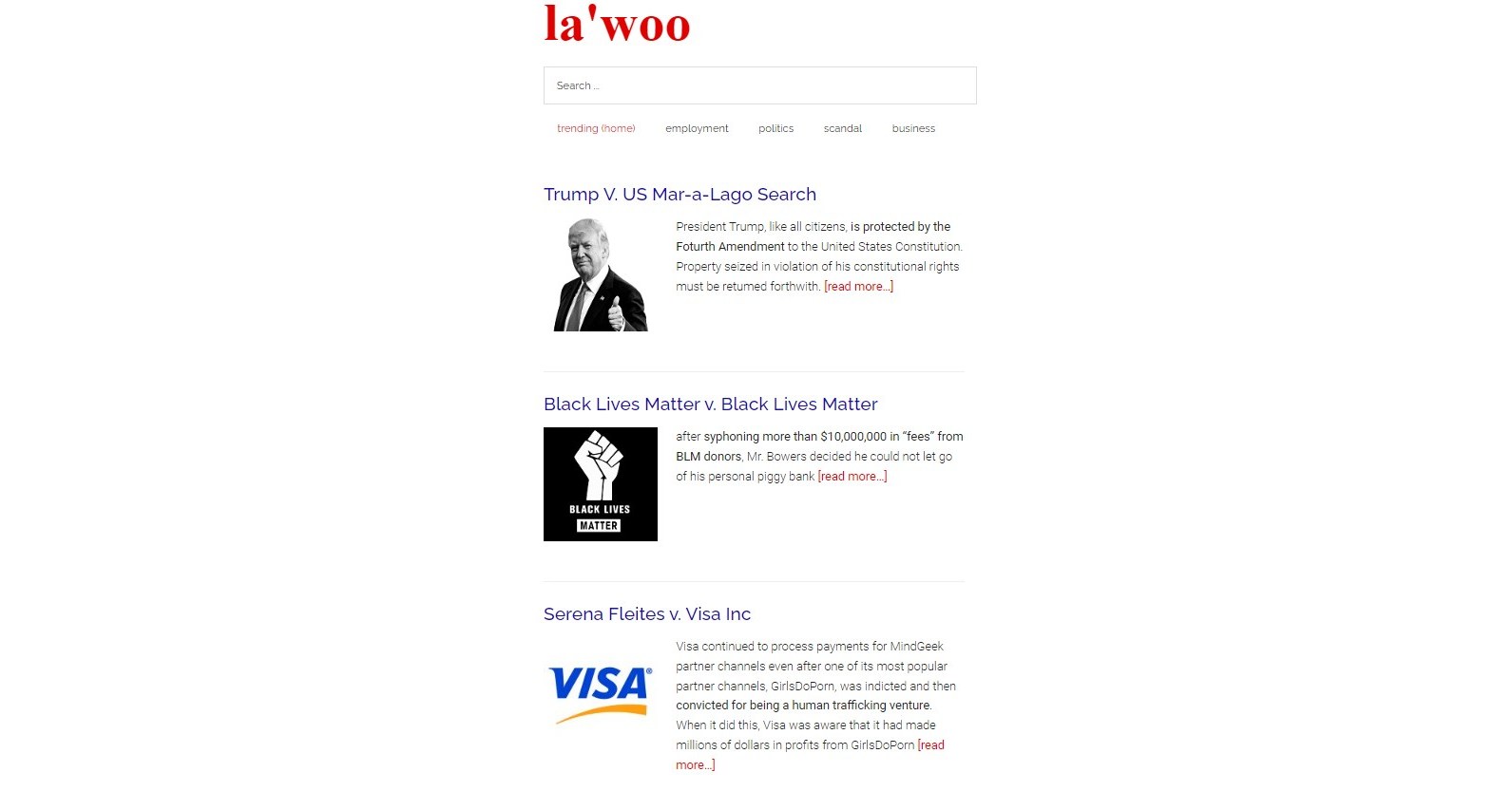 LA'WOO LLC ANNOUNCES THE PILOT LAUNCH OF LAWOO.ORG THE FIRST EVER ...