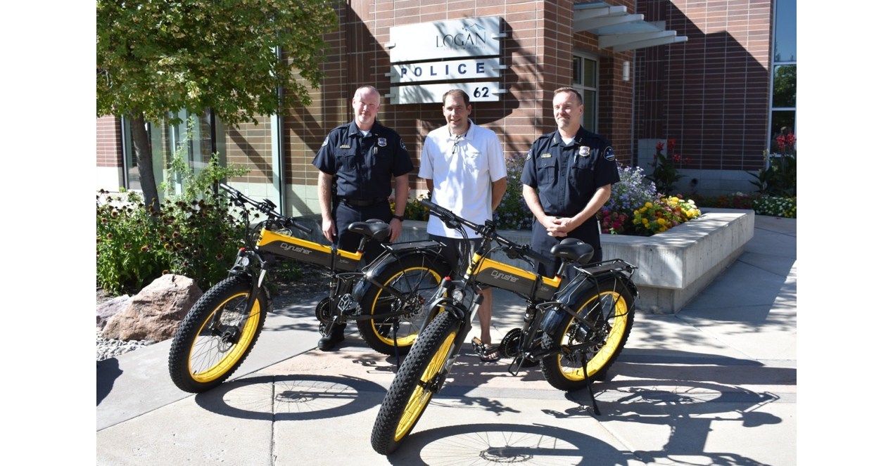 Cyrusher Gives back: Ebike Donation to Logan Police