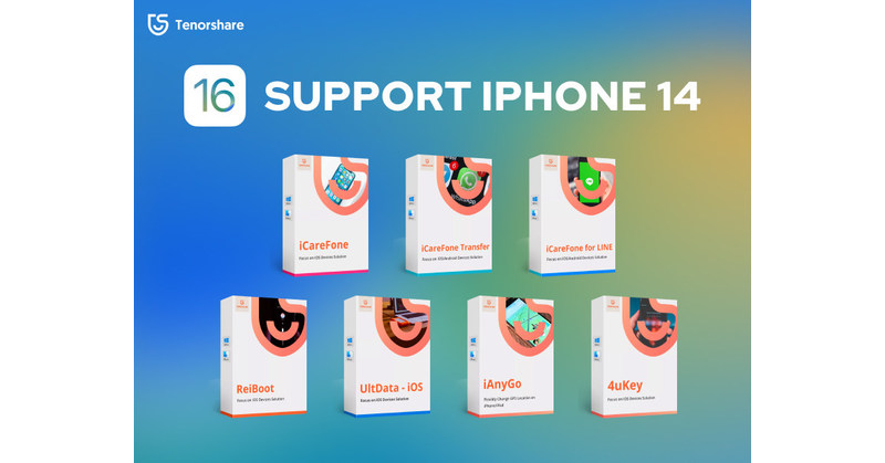 Tenorshare Software is fully compatible with the latest iPhone 14