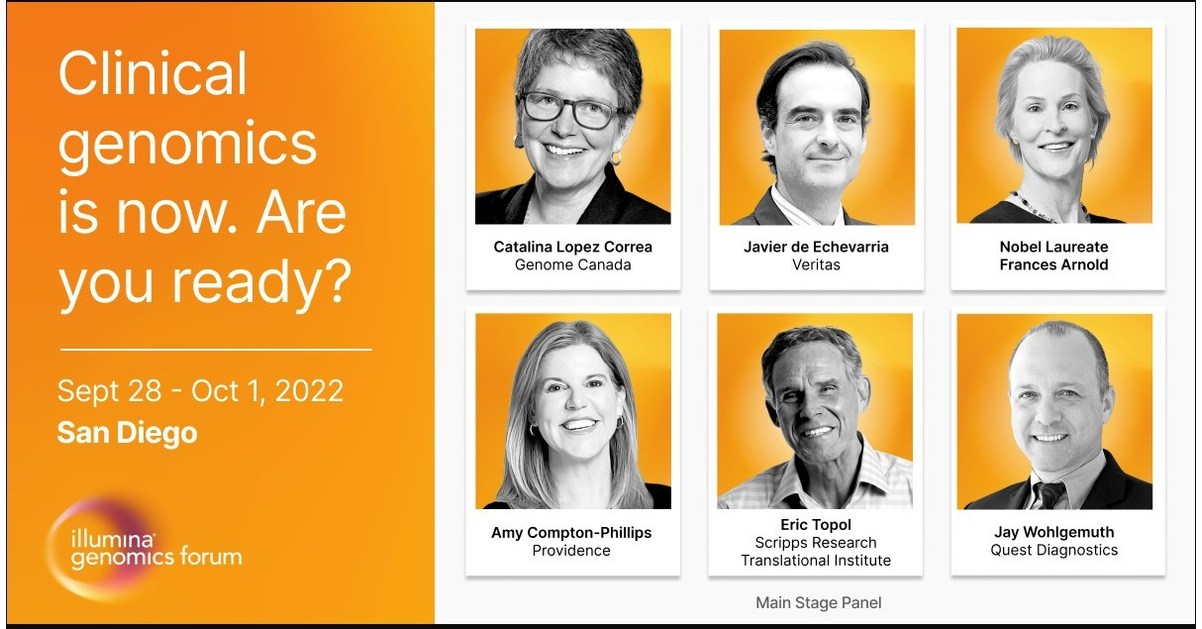 Illumina Genomics Forum to Feature Nobel Laureate Frances Arnold as ...