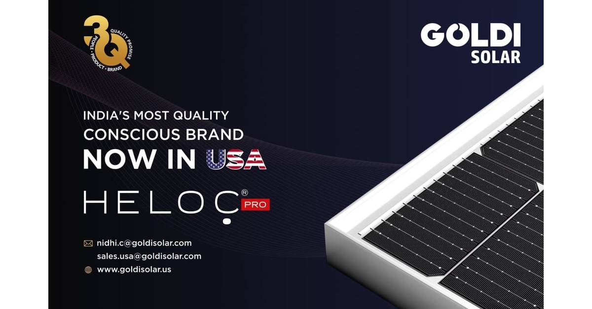 Goldi Solar strengthens its presence in the US market