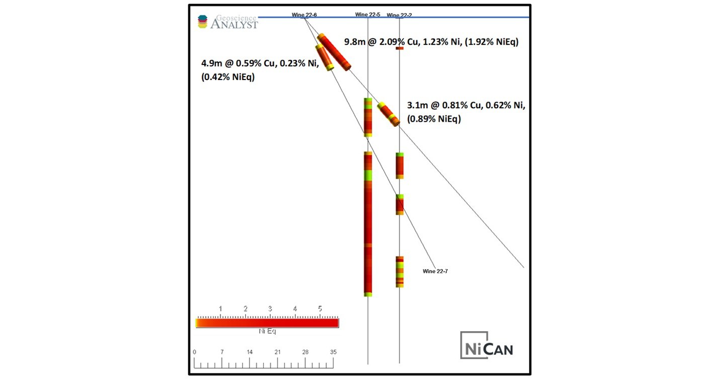 NiCAN Intersects a New Mineralized Zone Near Surface at the Wine ...