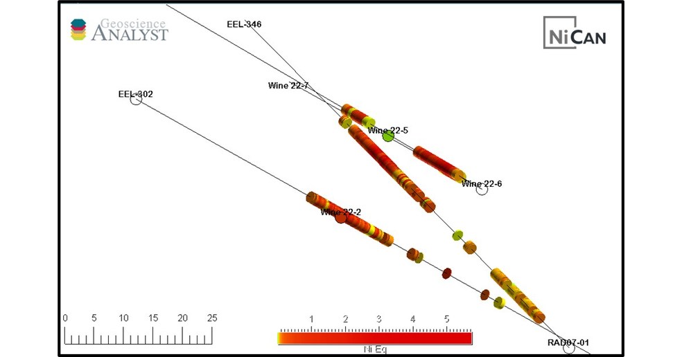 NiCAN Intersects a New Mineralized Zone Near Surface at the Wine ...