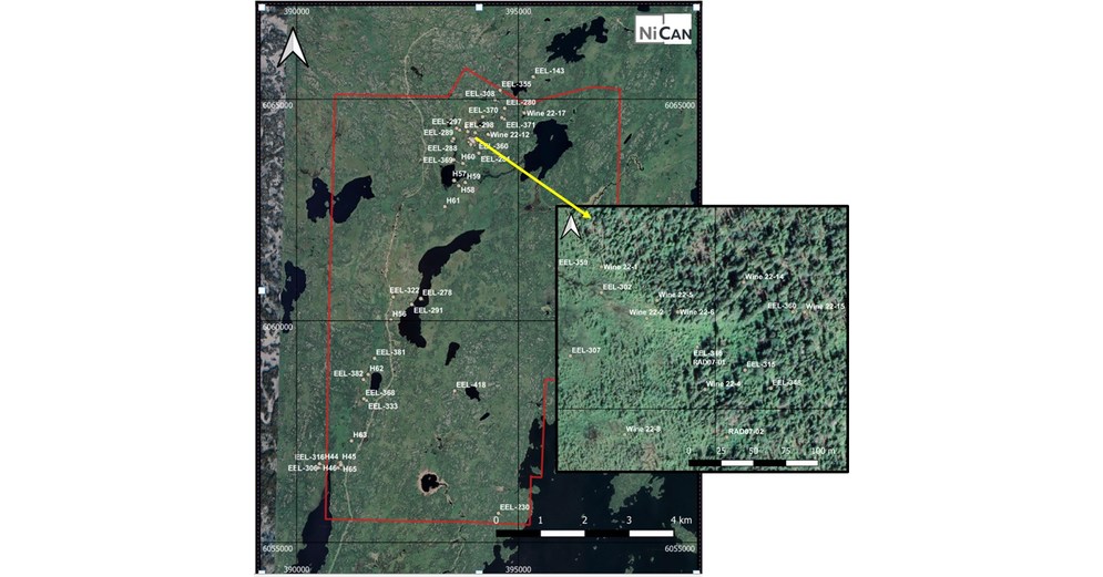 NiCAN Intersects a New Mineralized Zone Near Surface at the Wine ...