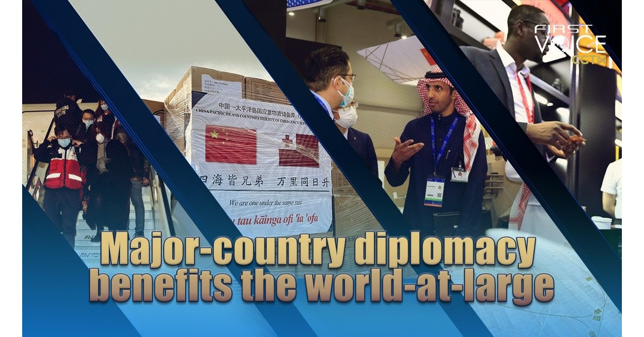 CGTN: diplomacia entre grandes países beneficia o mundo em geral