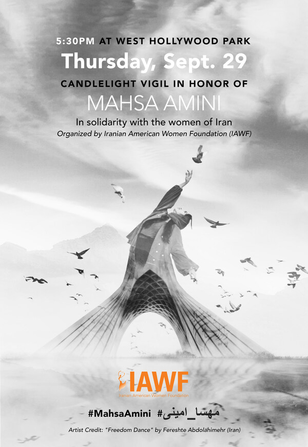 Iranian American Women Foundation (IAWF) Announces Candlelight Vigil for Mahsa Amini