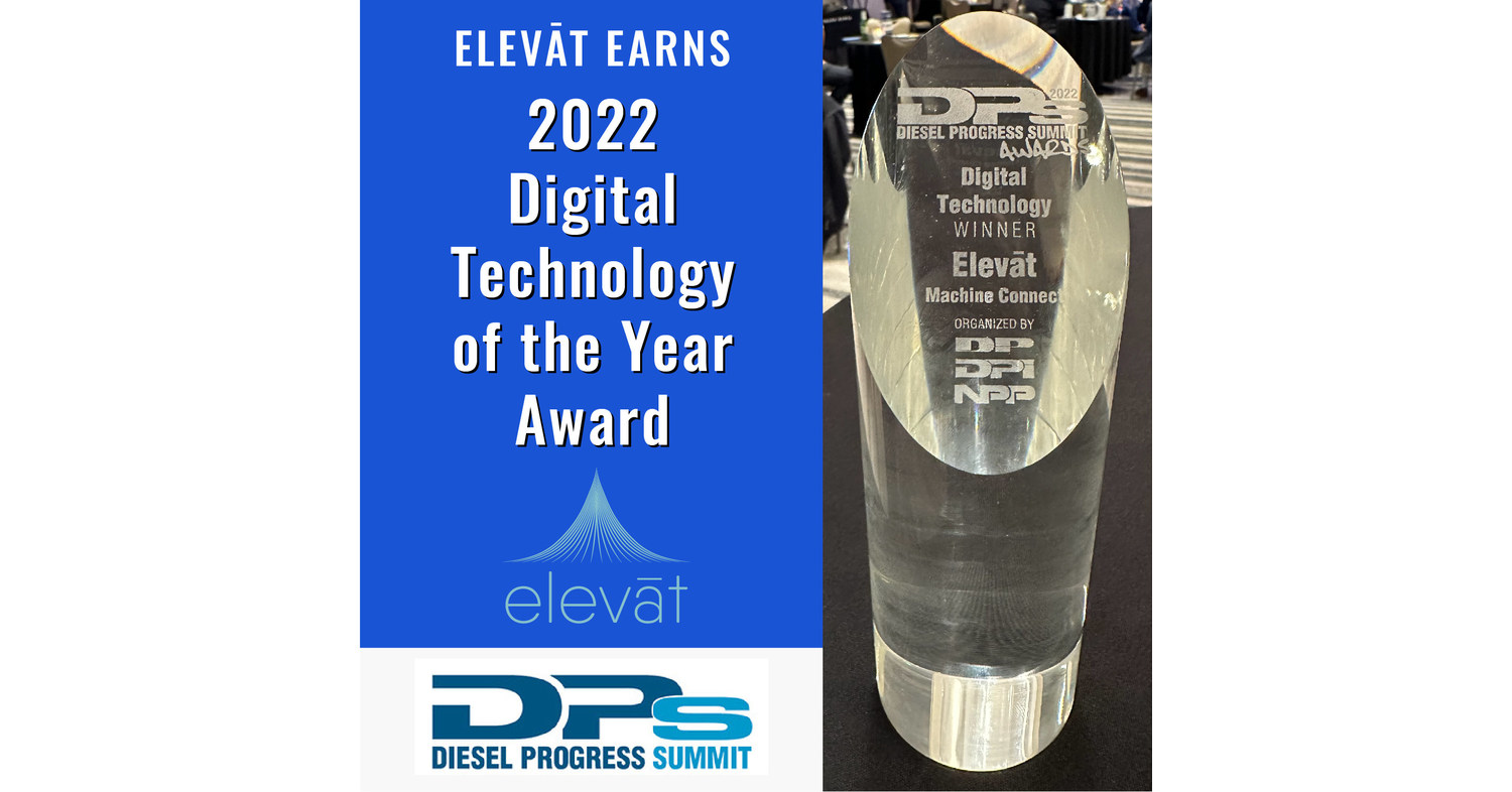 Elevāt Machine Connect Earns Digital Technology of the Year Award