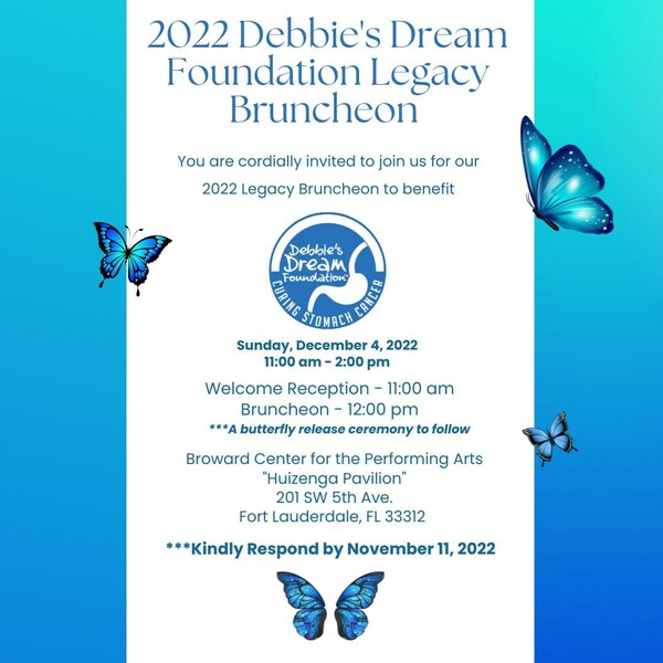 Debbie's Dream Foundation: Curing Stomach Cancer Hosts the 2022 DDF ...