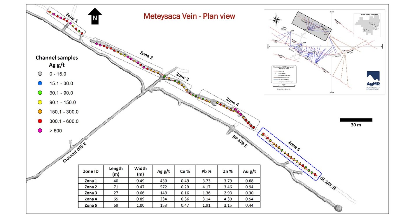 SILVER MOUNTAIN REPORTS ADDITIONAL UNDERGROUND CHANNEL SAMPLING RESULTS ...