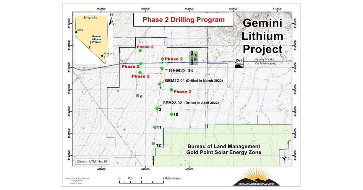 Nevada Sunrise Provides Update on Phase 2 Drilling Program at the ...