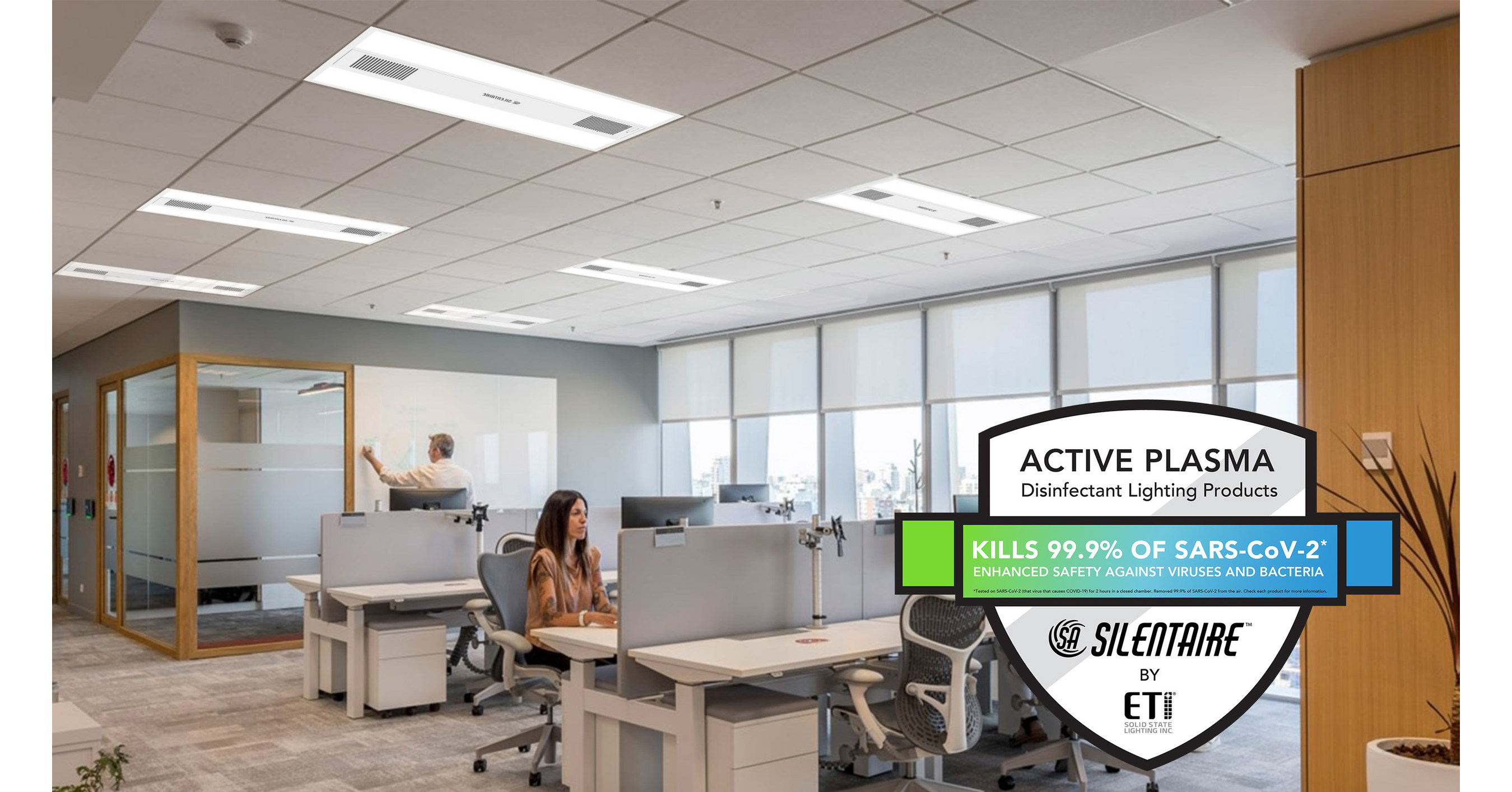 ETi Solid State Lighting Introduces Light Fixtures with Plasma Disinfection Technology Proven to ...