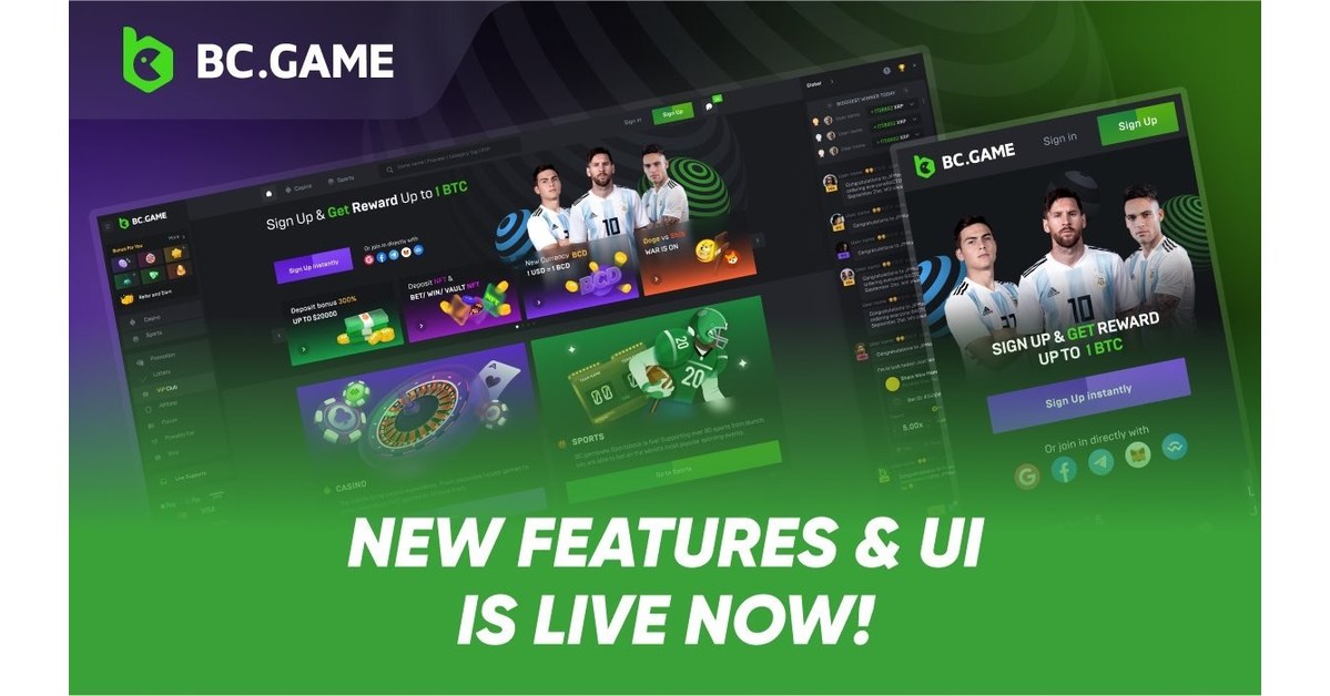 Crypto Casino of the Year BC.GAME Launches Its All-New Redesigned ...