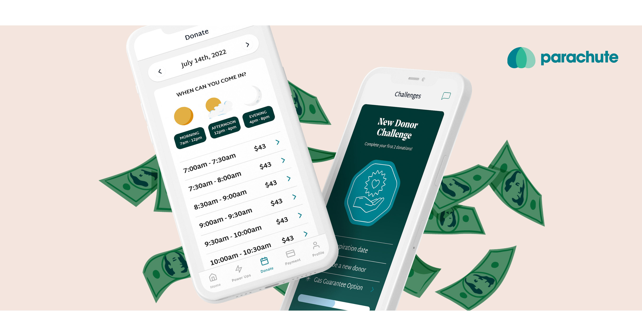 PARACHUTE OPENS SEARCY'S FIRST PLASMA DONATION CENTER