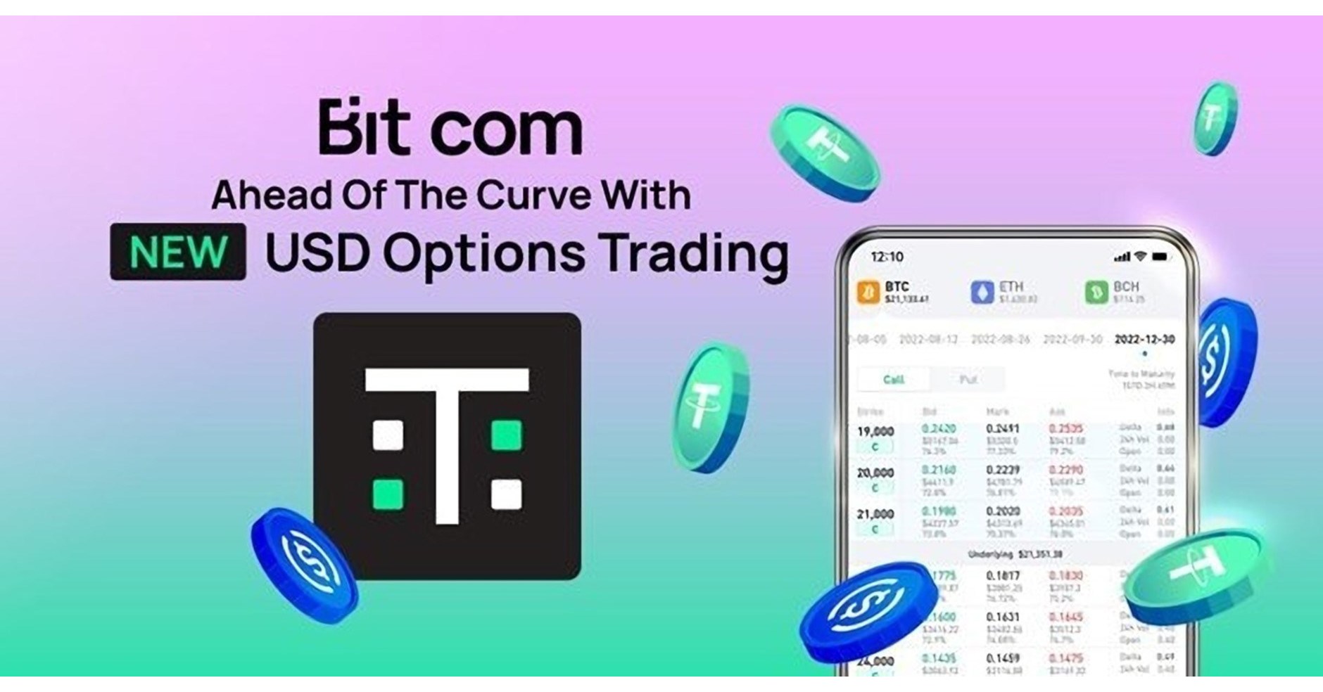BIT.COM AHEAD OF THE CURVE WITH NEW USD- MARGINED CRYPTO OPTIONS TRADING