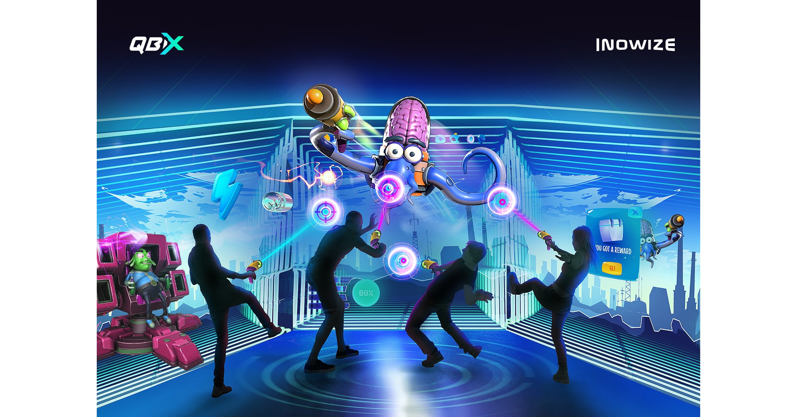 Inowize Launches QBIX: the 6-Player Unattended Interactive Attraction!