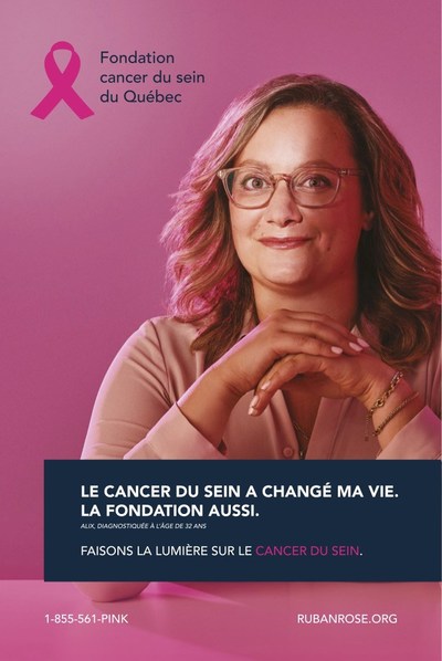 SARAH-MAUDE BEAUCHESNE DEVIENT PORTE-PAROLE DE LA FONDATION CANCER DU SEIN DU QUÉBEC, AUX CÔTÉS ...