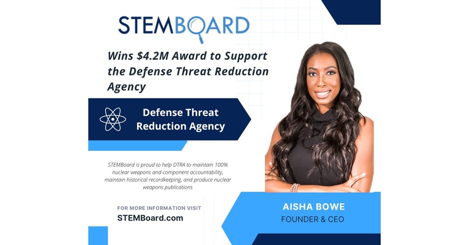 STEMBOARD WINS $4.2M AWARD TO SUPPORT THE DEFENSE THREAT REDUCTION AGENCY