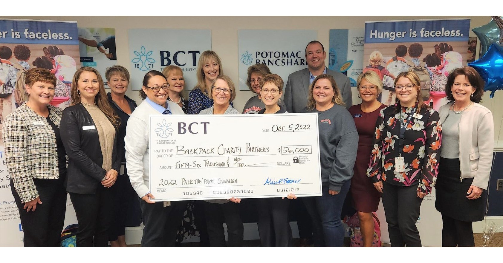 BCTCares Foundation's "Pack The 'Pack" Program Raises $56,000 To Fund ...