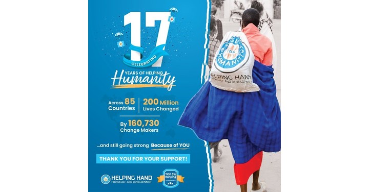 HELPING HAND FOR RELIEF AND DEVELOPMENT CELEBRATES 17 YEARS OF SERVING ...